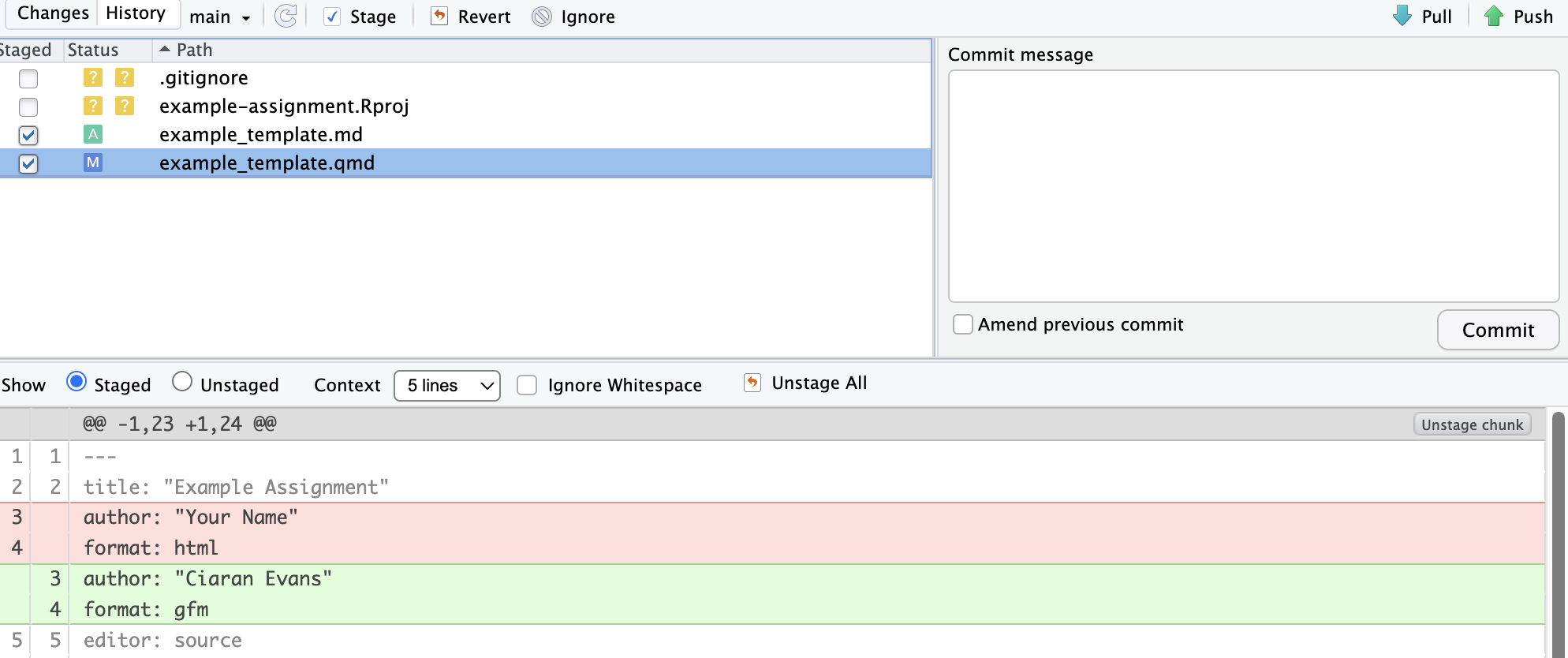 GitHub assignment instructions | STA 279, Fall 2025