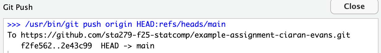GitHub assignment instructions | STA 279, Fall 2025