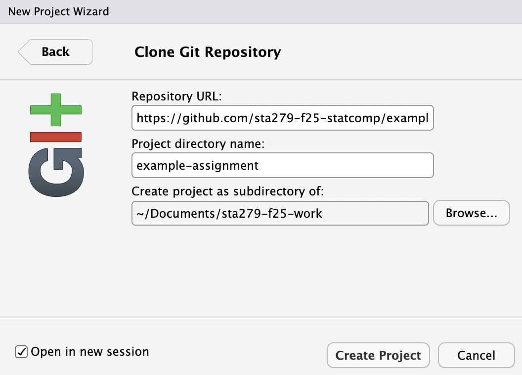 GitHub assignment instructions | STA 279, Fall 2025